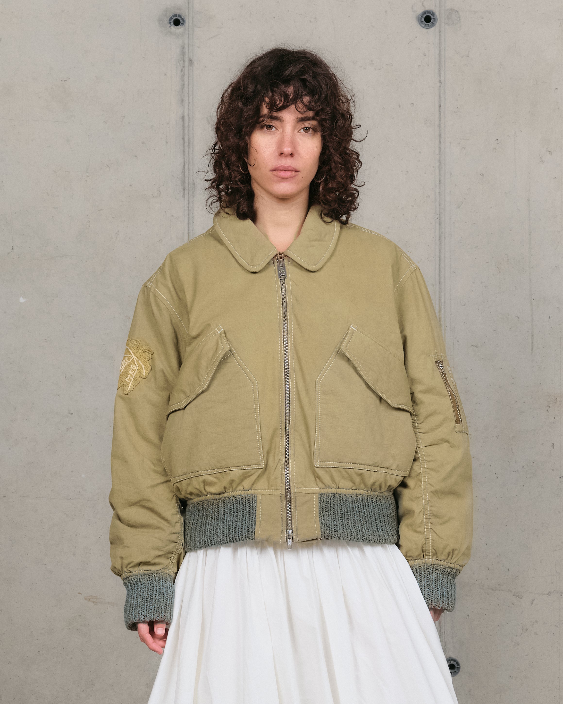 Grain Jacket - Olive Wonky-Wear – Story mfg.