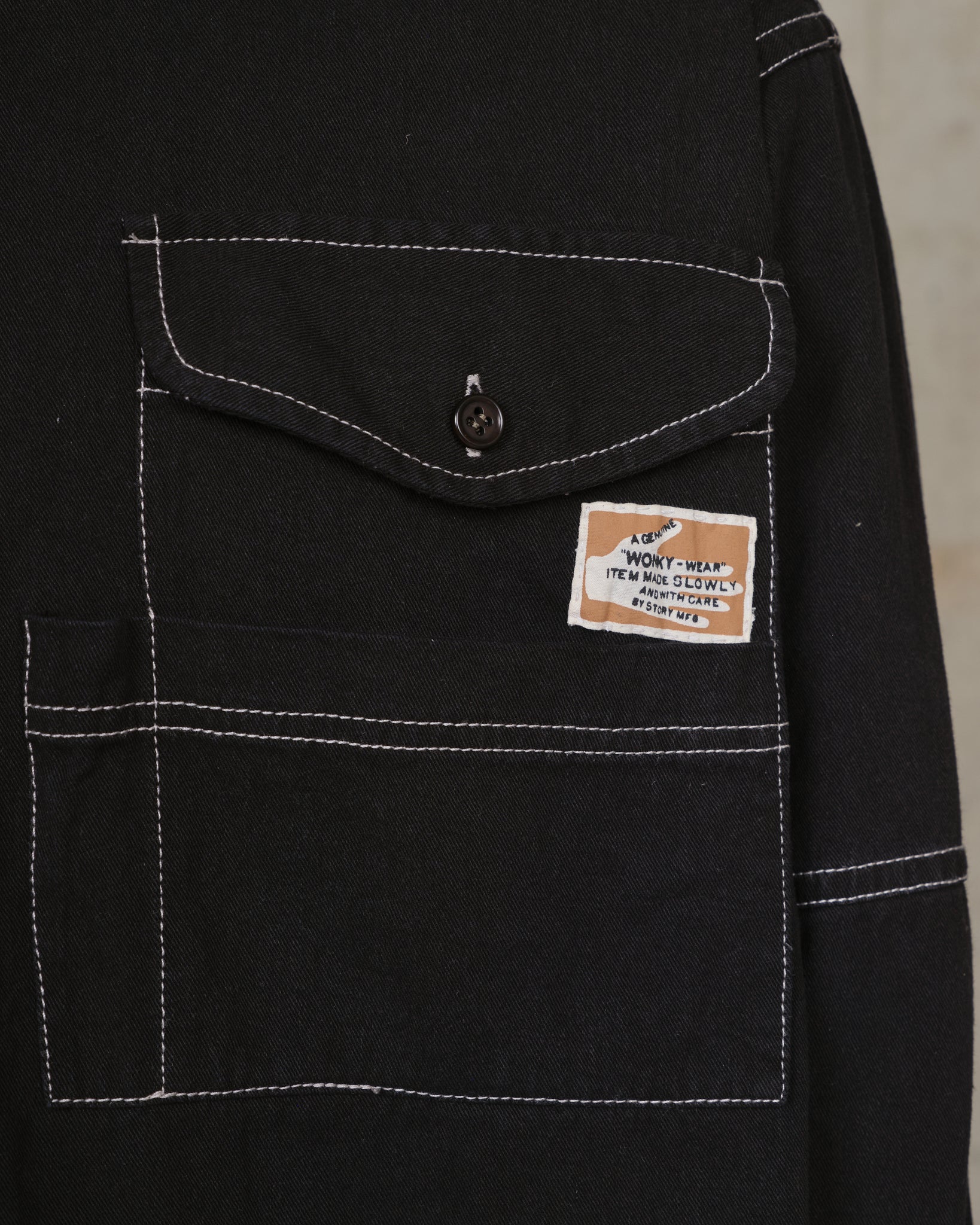 Harvest Shirt - Black Wonky-Wear – Story mfg.