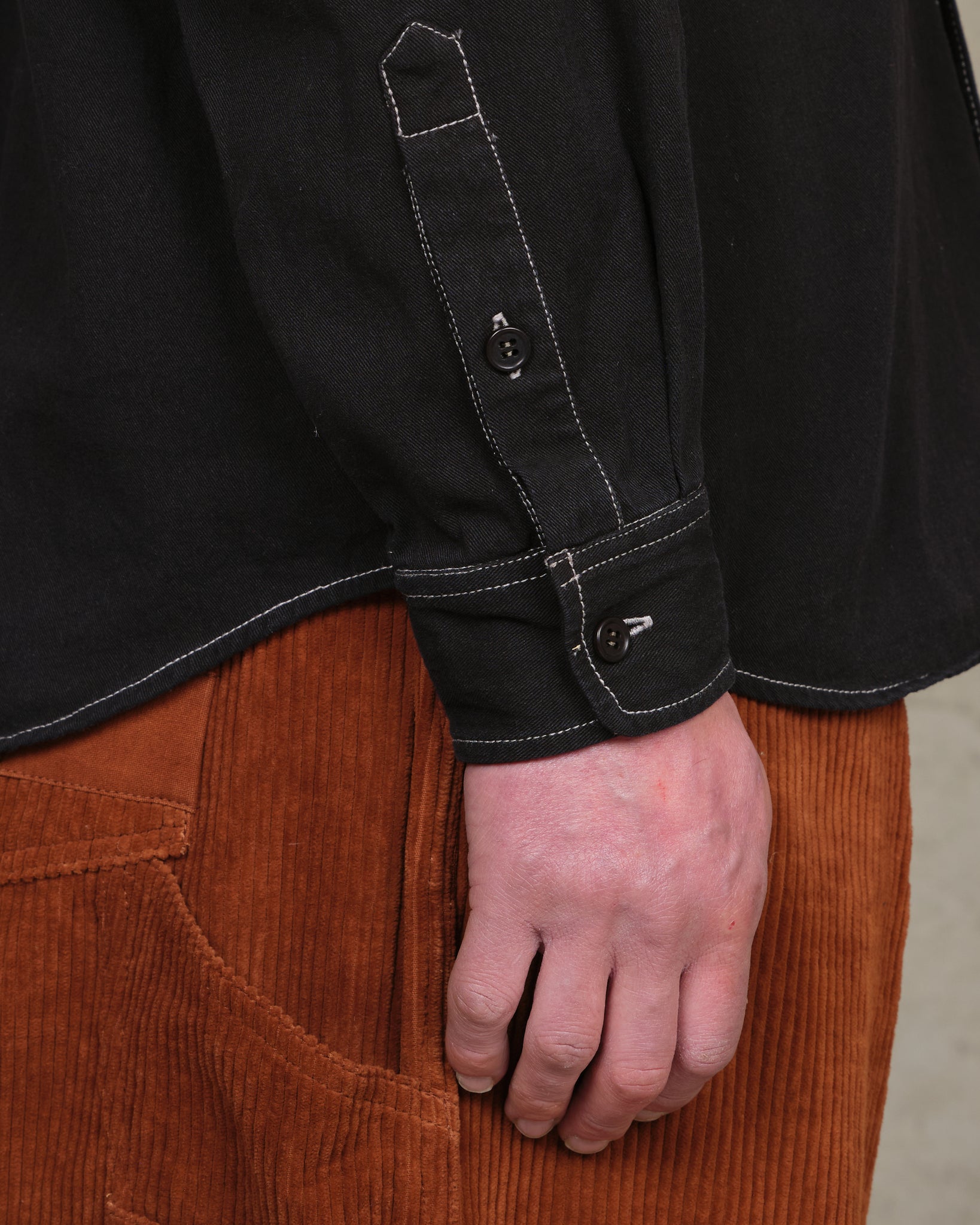 Harvest Shirt - Black Wonky-Wear – Story mfg.