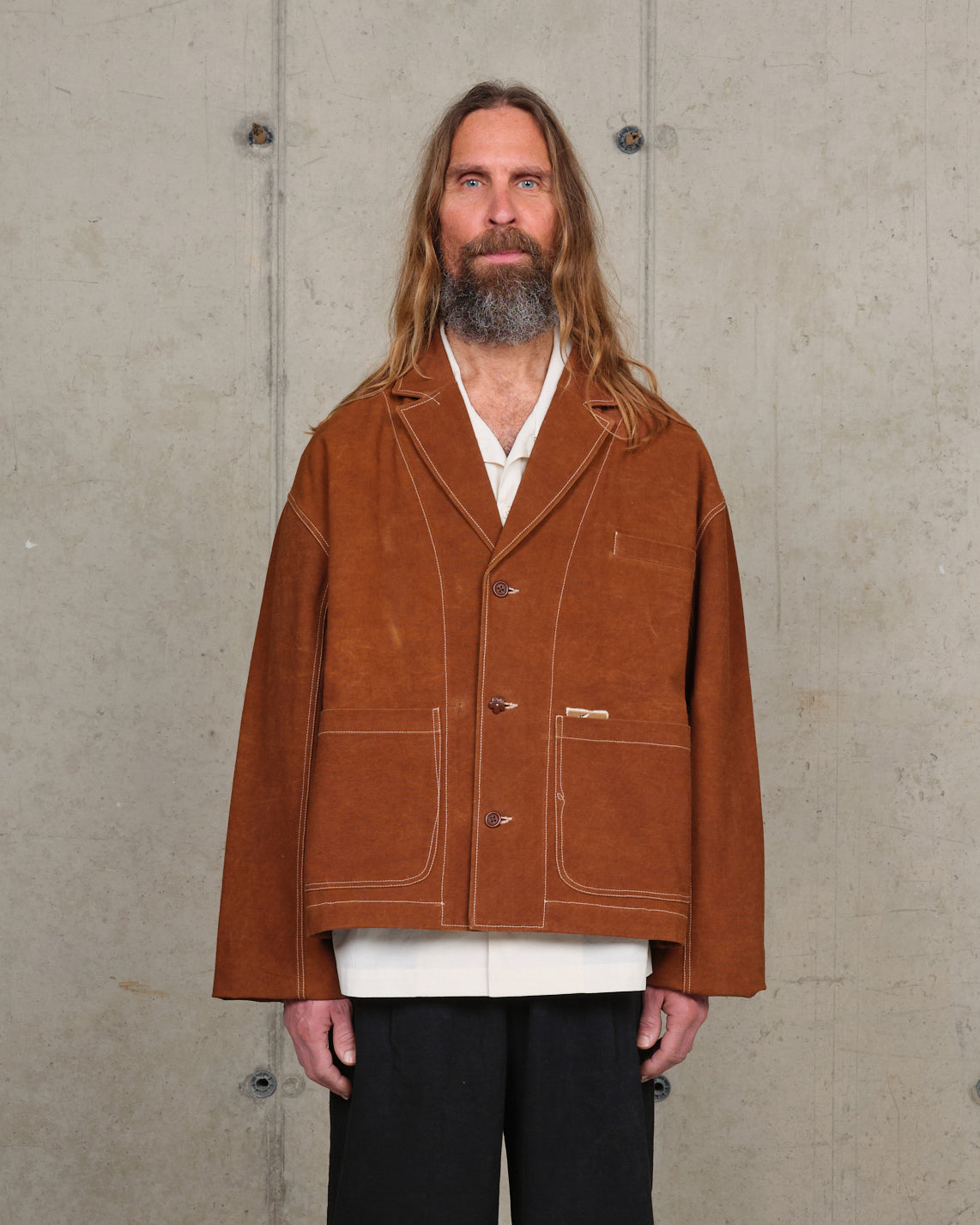 Cove Jacket - Brown Wonky-Wear – Story mfg.