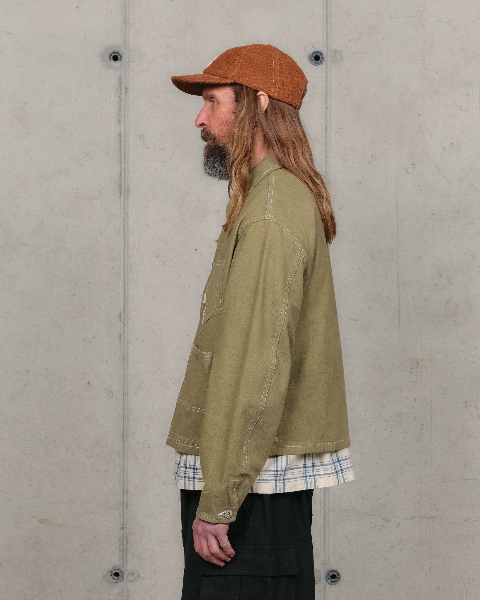 Station Jacket - Olive Wonky-Wear – Story mfg.
